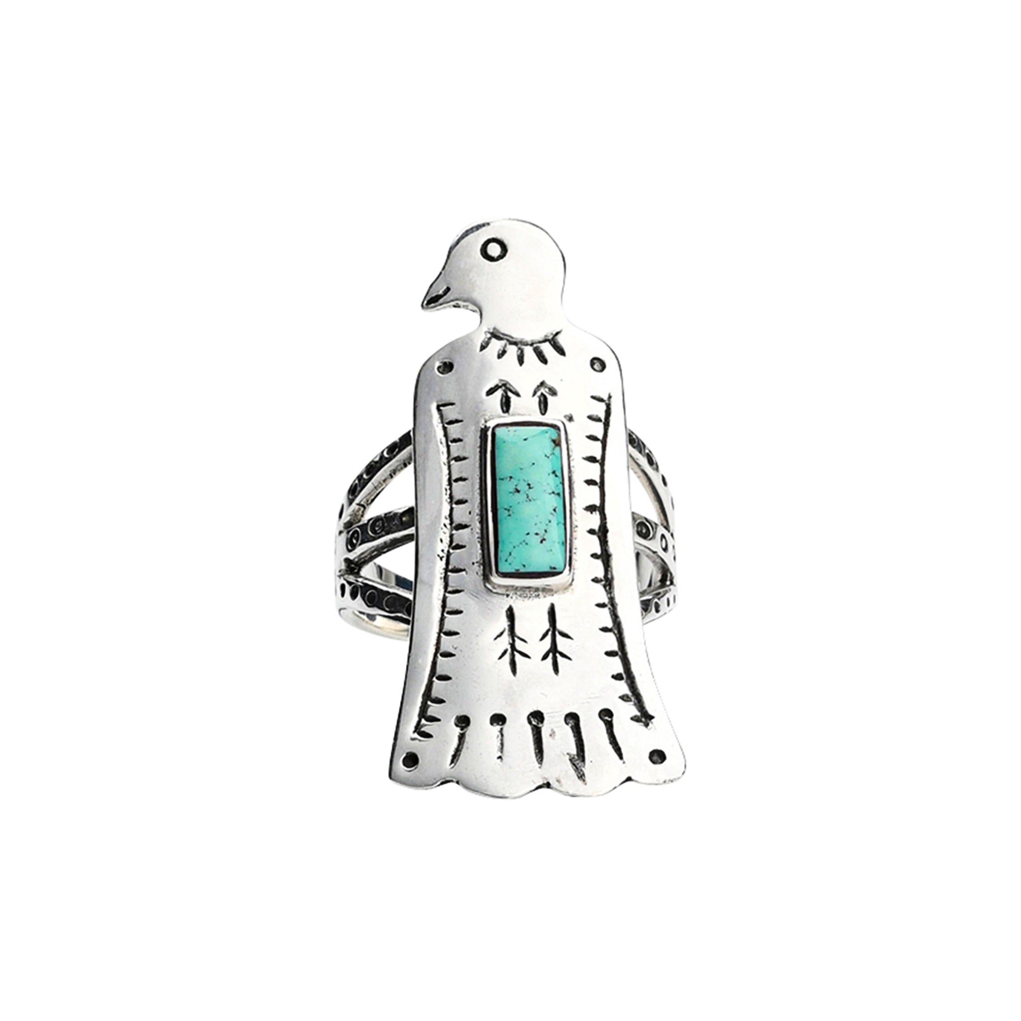 Falcon Shield Ring
